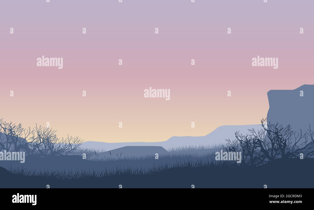 Fantastic views of the countryside Stock Vector Images - Alamy