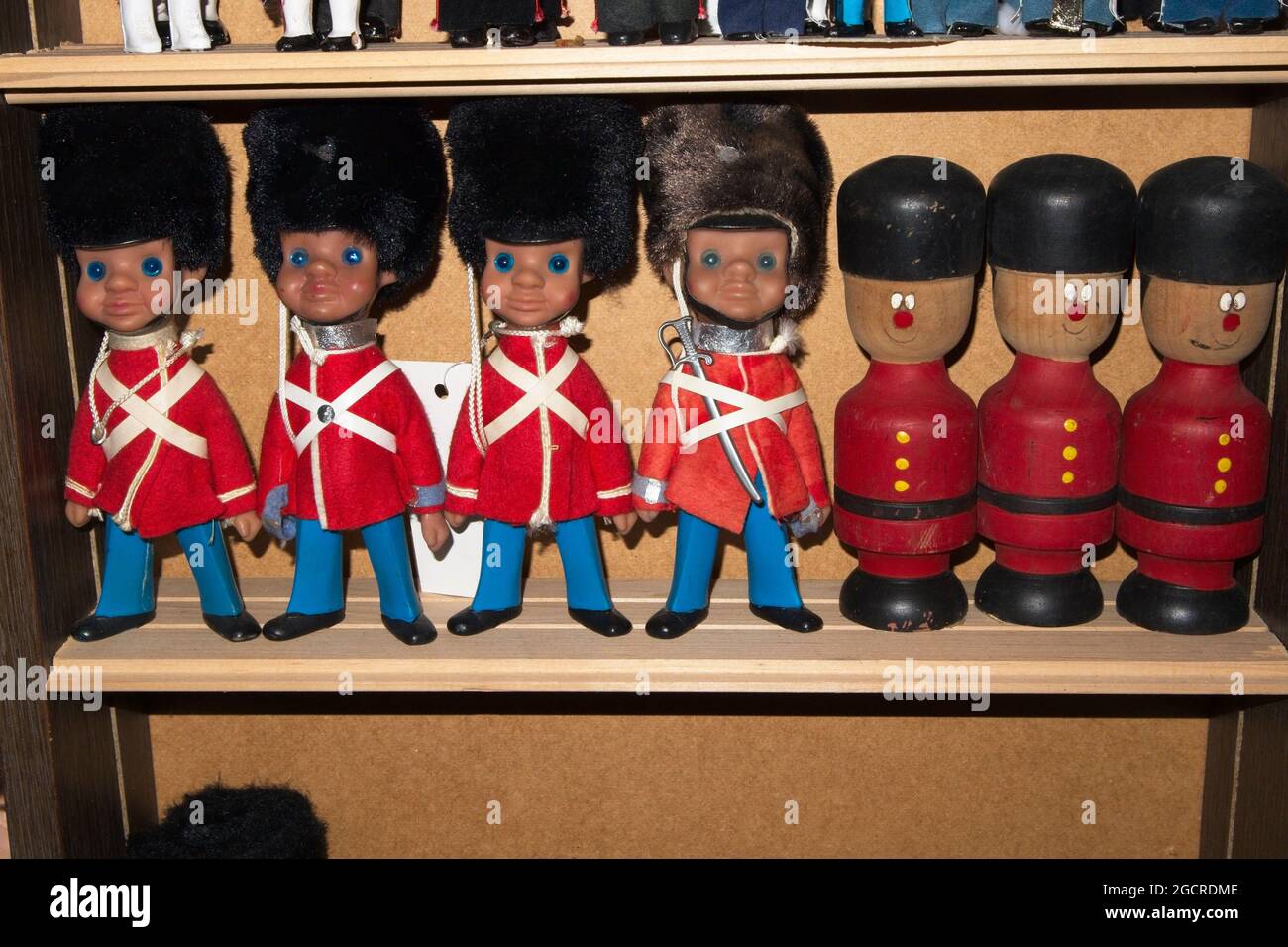 vintage British guard dolls Stock Photo - Alamy