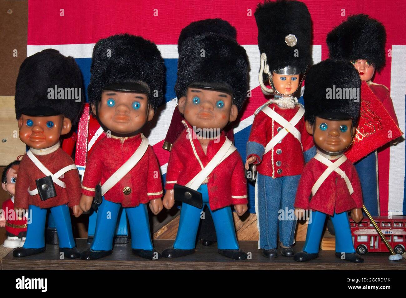 vintage British guard dolls Stock Photo - Alamy