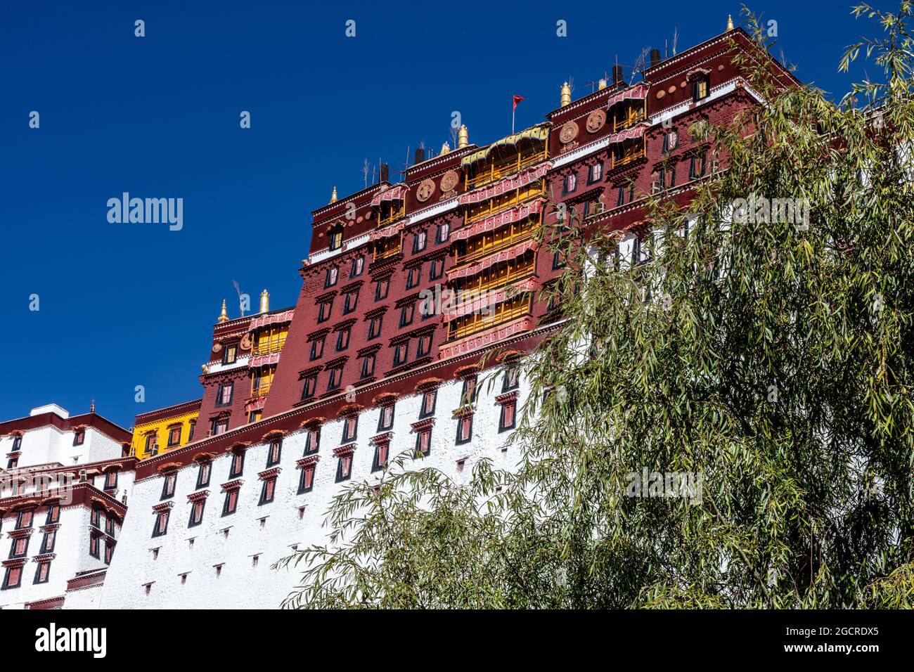 Lhasa, capitol city of Tibet. The Potala Palace in Lhasa, Tibet, China ...