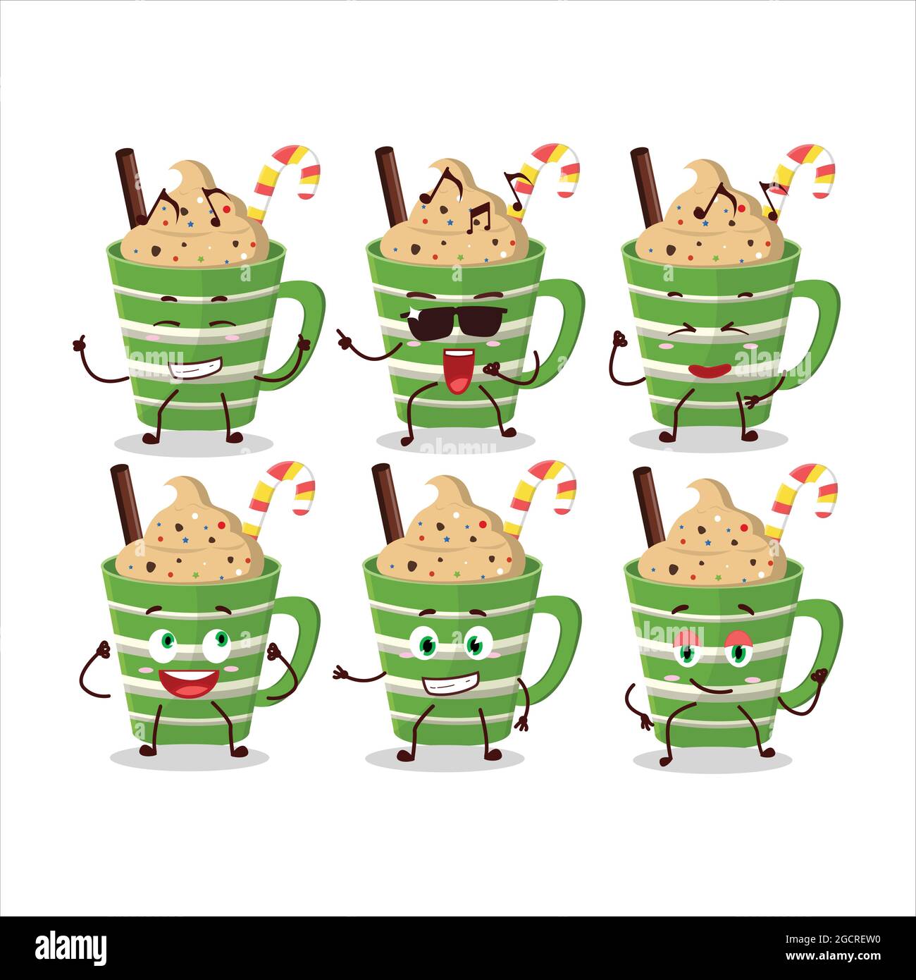 An image of frappe chocolate dancer cartoon character enjoying the ...