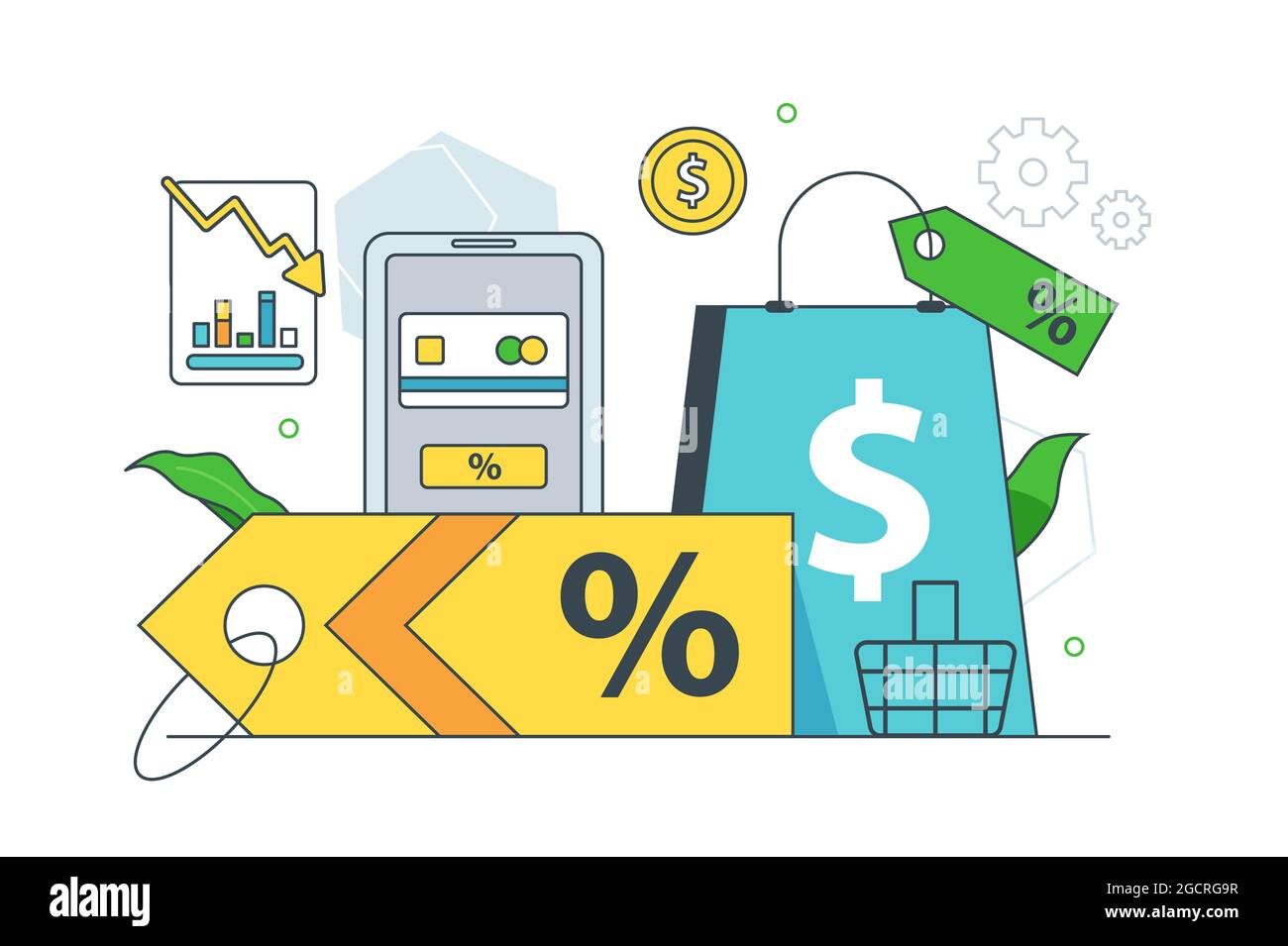 Bag tag price online Stock Vector Images - Alamy