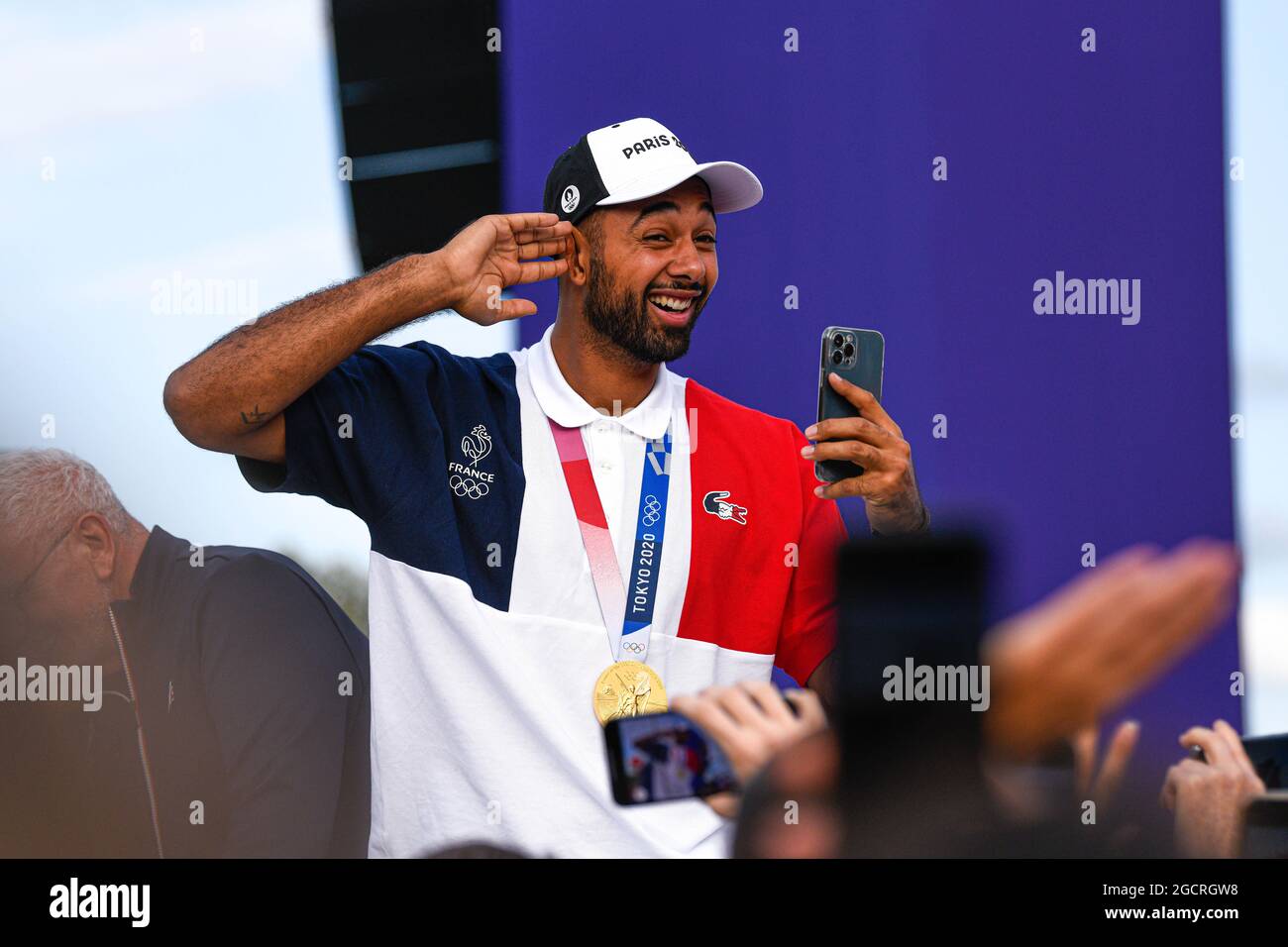 Melvyn Richardson and the others players of France national men's ...