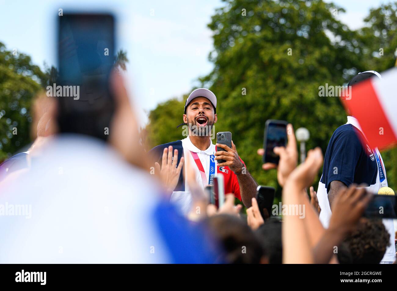 Melvyn Richardson and the others players of France national men's ...