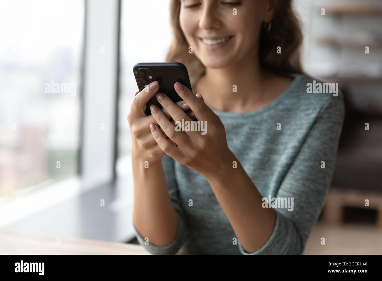 Happy Mobile Phone User