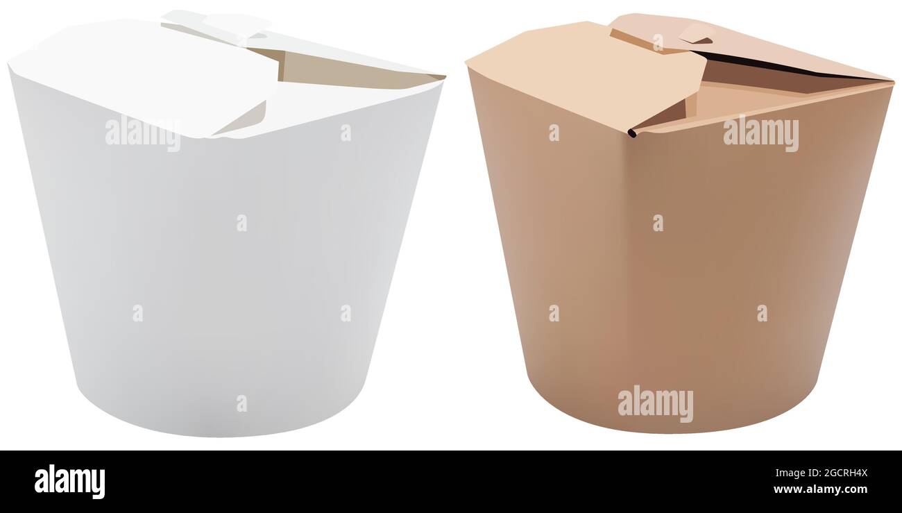 Recycling boxes isolated Stock Vector Images - Alamy