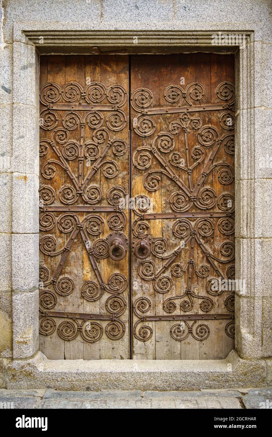 Main facade in Renaissance style of Mare de Deu dels Angels church in ...