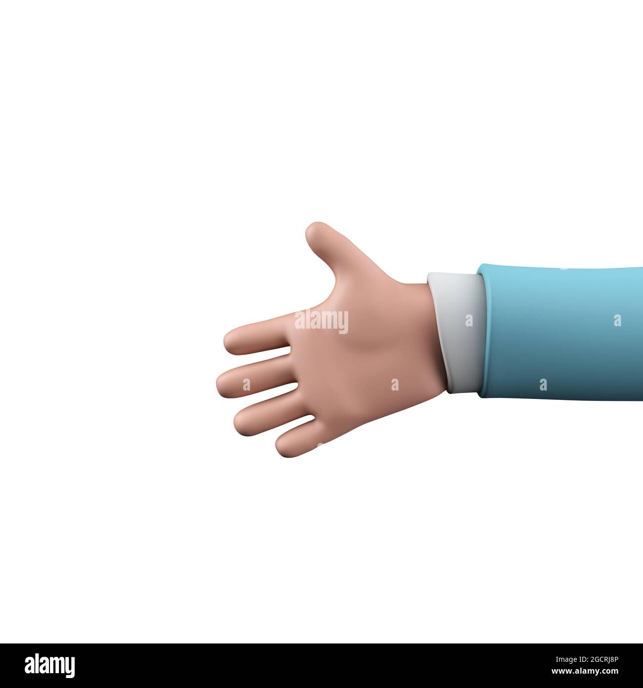 Cartoon handshake hi-res stock photography and images - Alamy