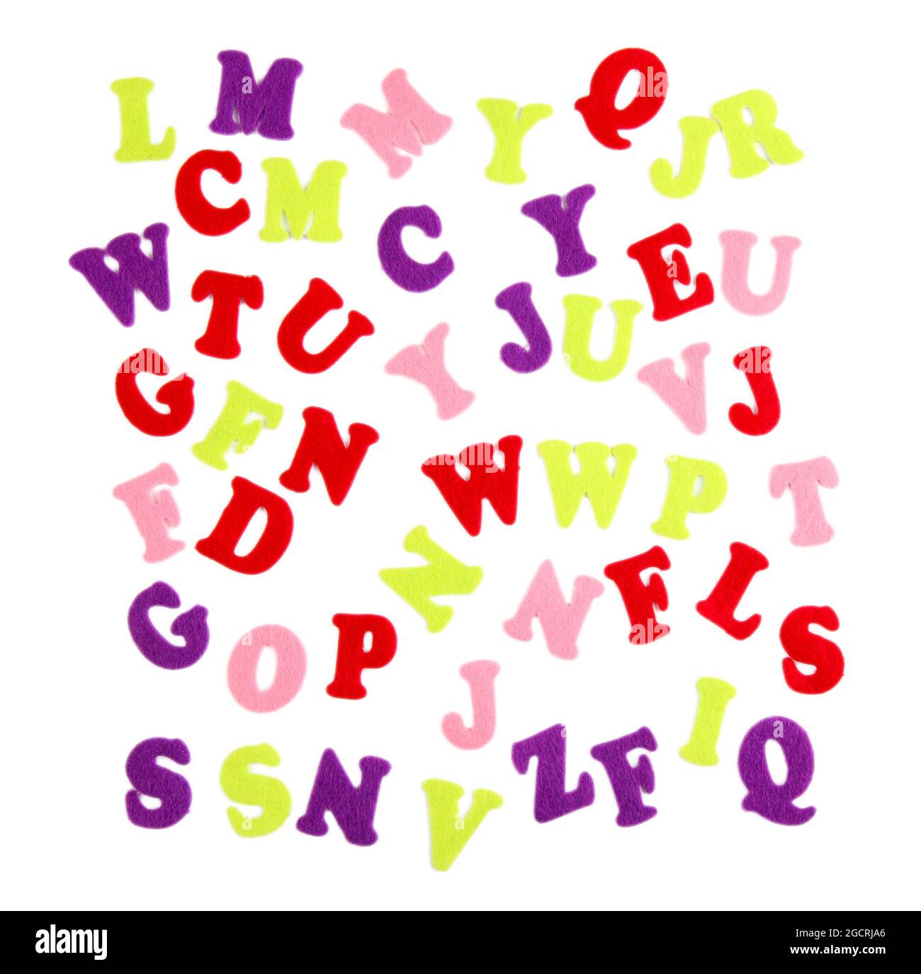 English alphabet, isolated on white Stock Photo - Alamy