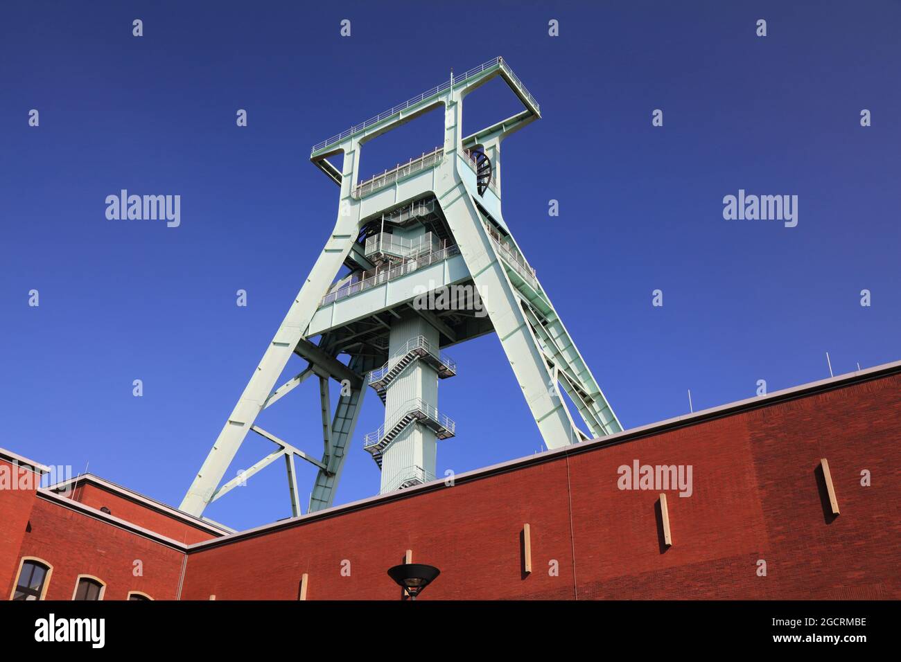 Bochum, Germany. Industrial heritage of Ruhr region. Former coal mine ...