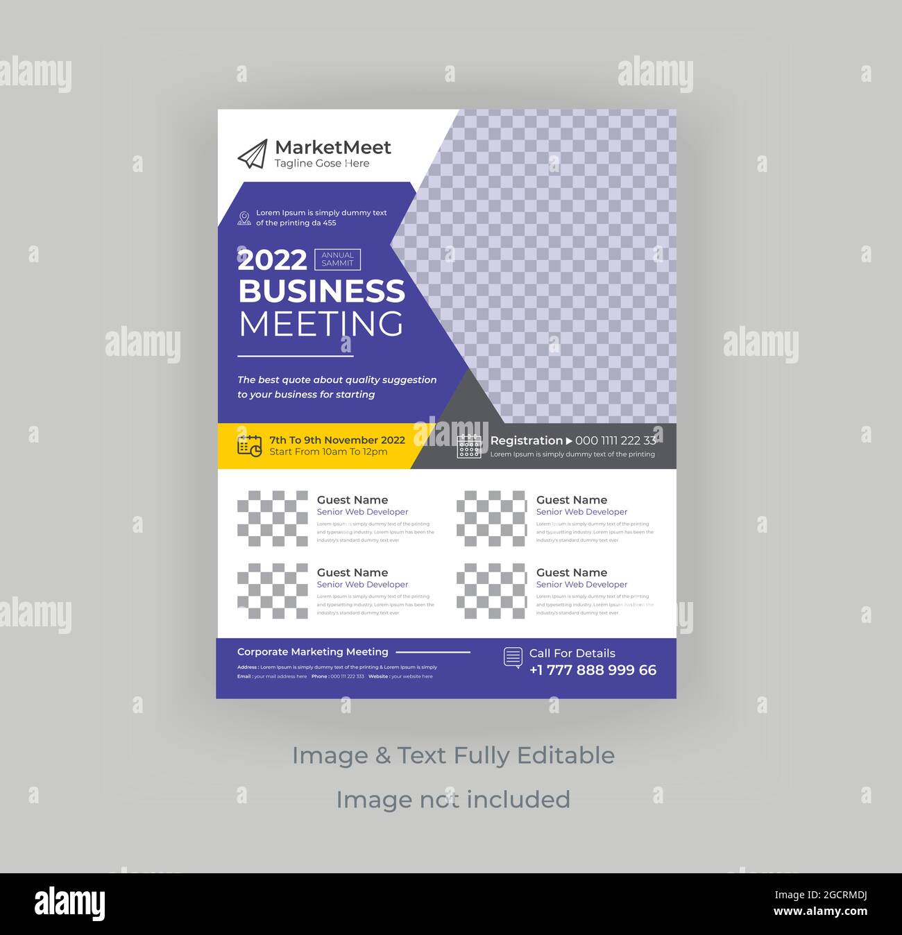 Conference flyer hi-res stock photography and images - Alamy