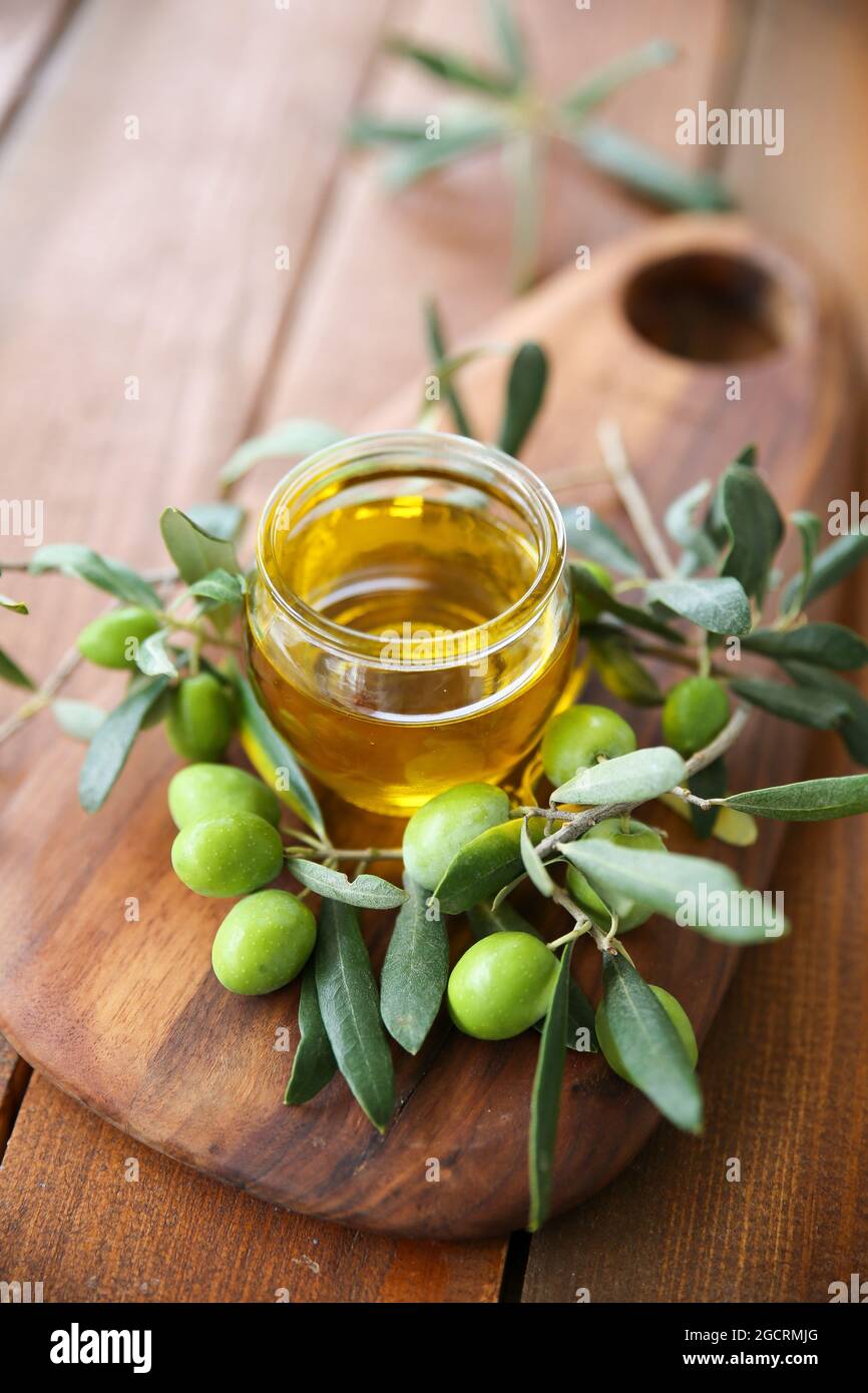 Delicious fresh green olive hi-res stock photography and images - Alamy