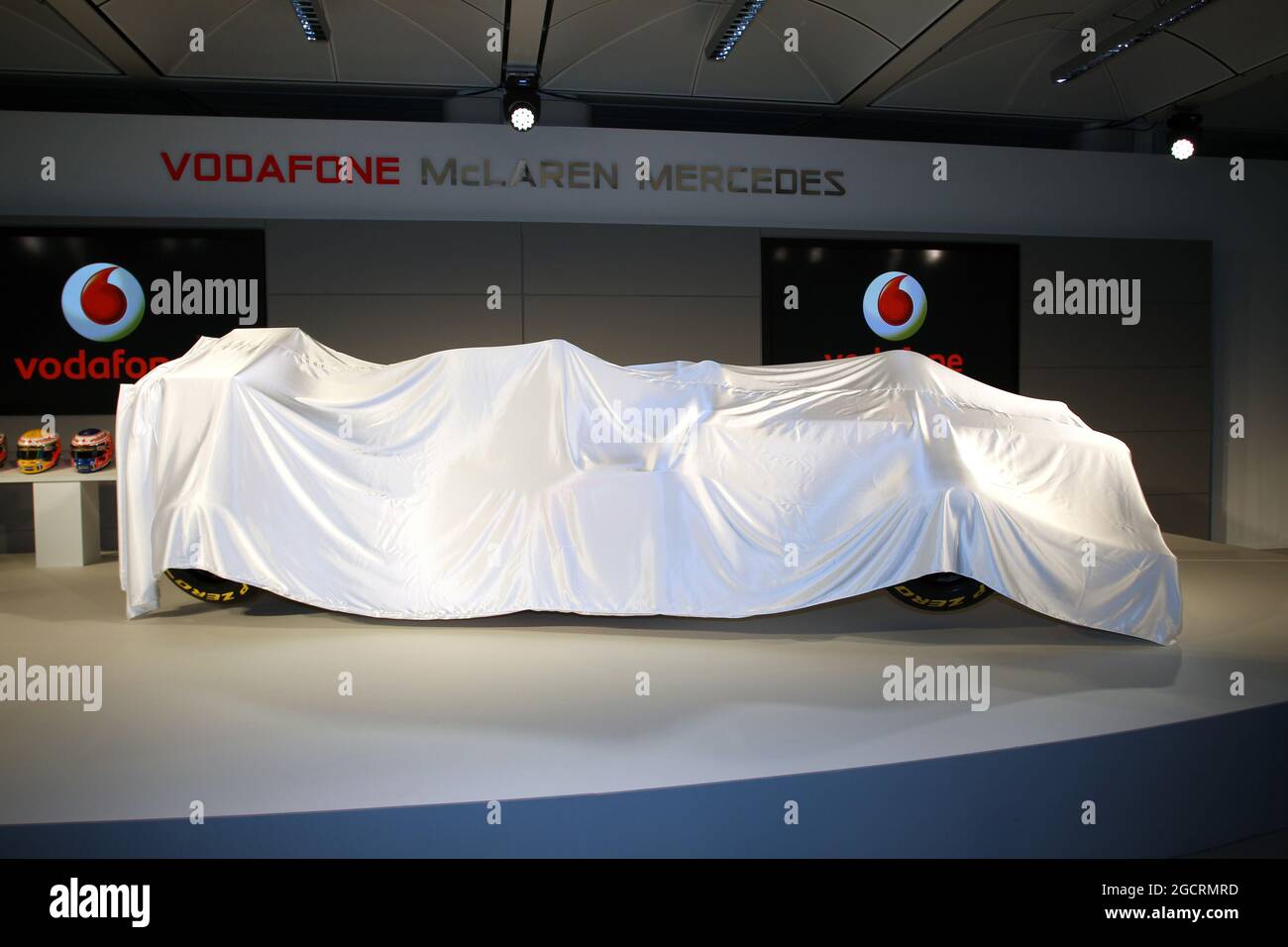 The car before unveiling. McLaren MP4-27 Launch, 01 February 2012 ...