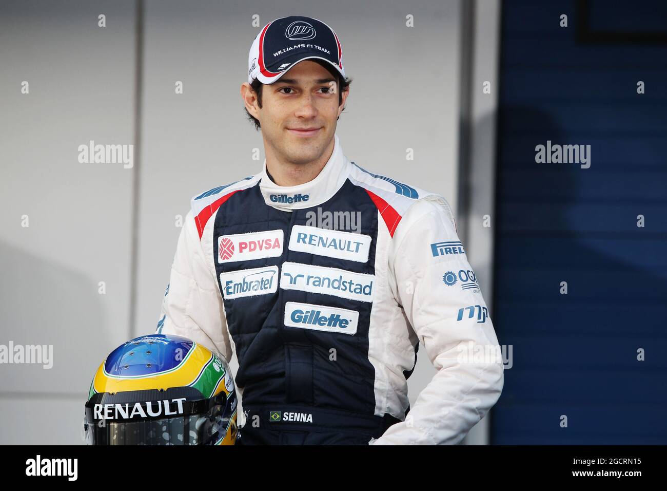 Bruno Senna (BRA) Williams F1 Team. Williams F1 Team FW34 Launch, Jerez ...