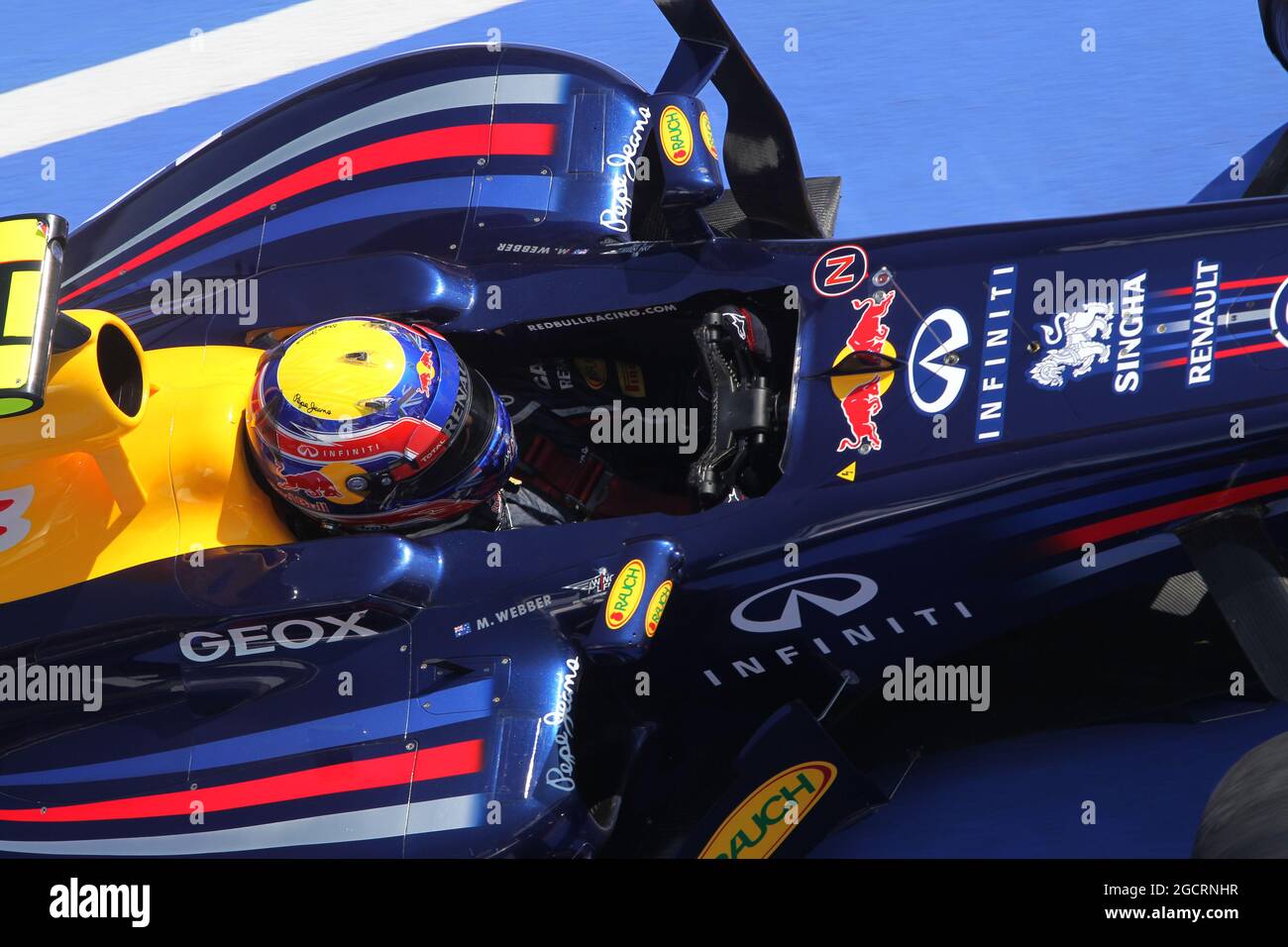 Mark Webber (AUS) Red Bull Racing RB8. Formula One Testing, Barcelona ...