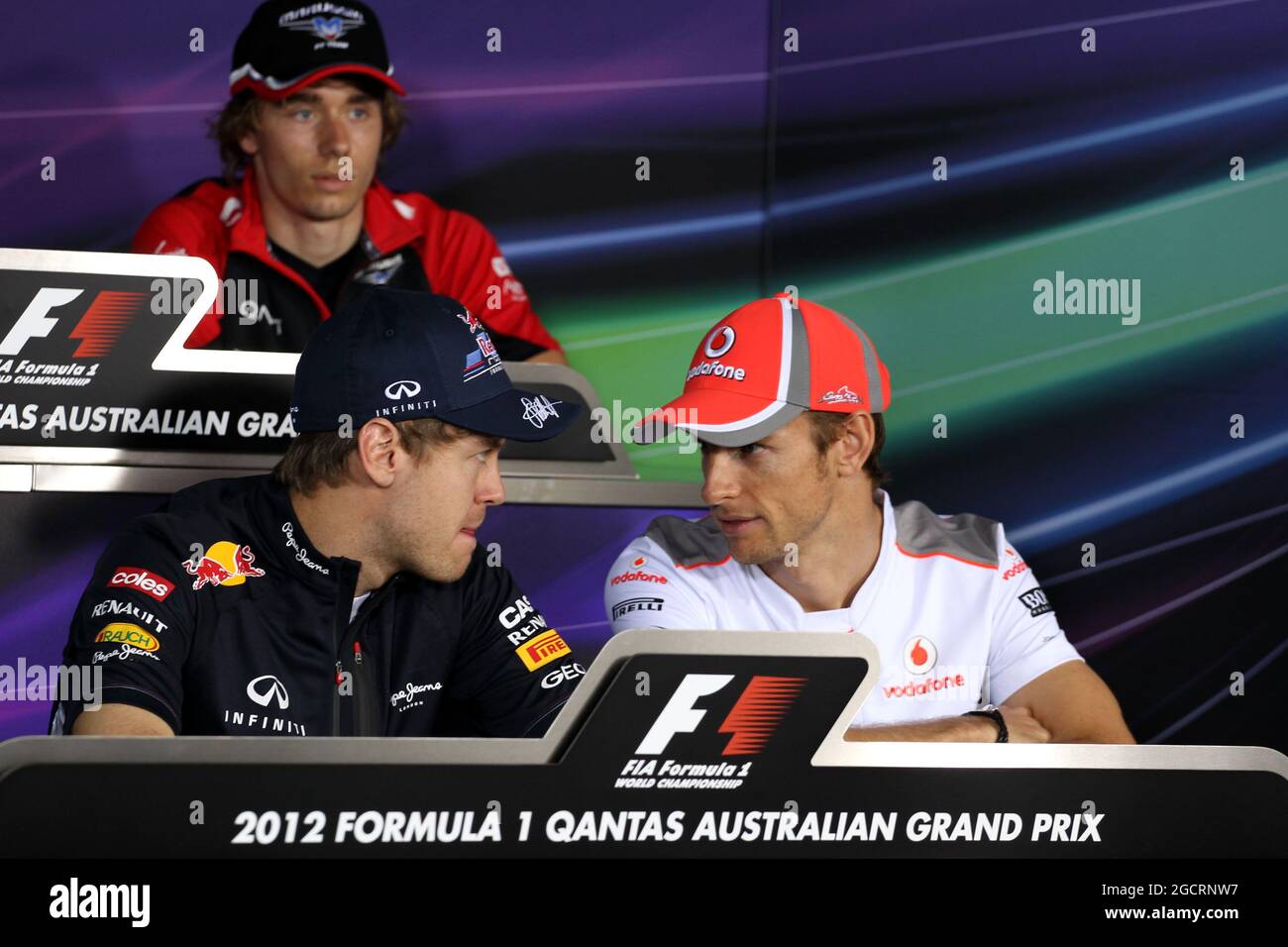 Sebastian vettel jenson button hi-res stock photography and images - Alamy