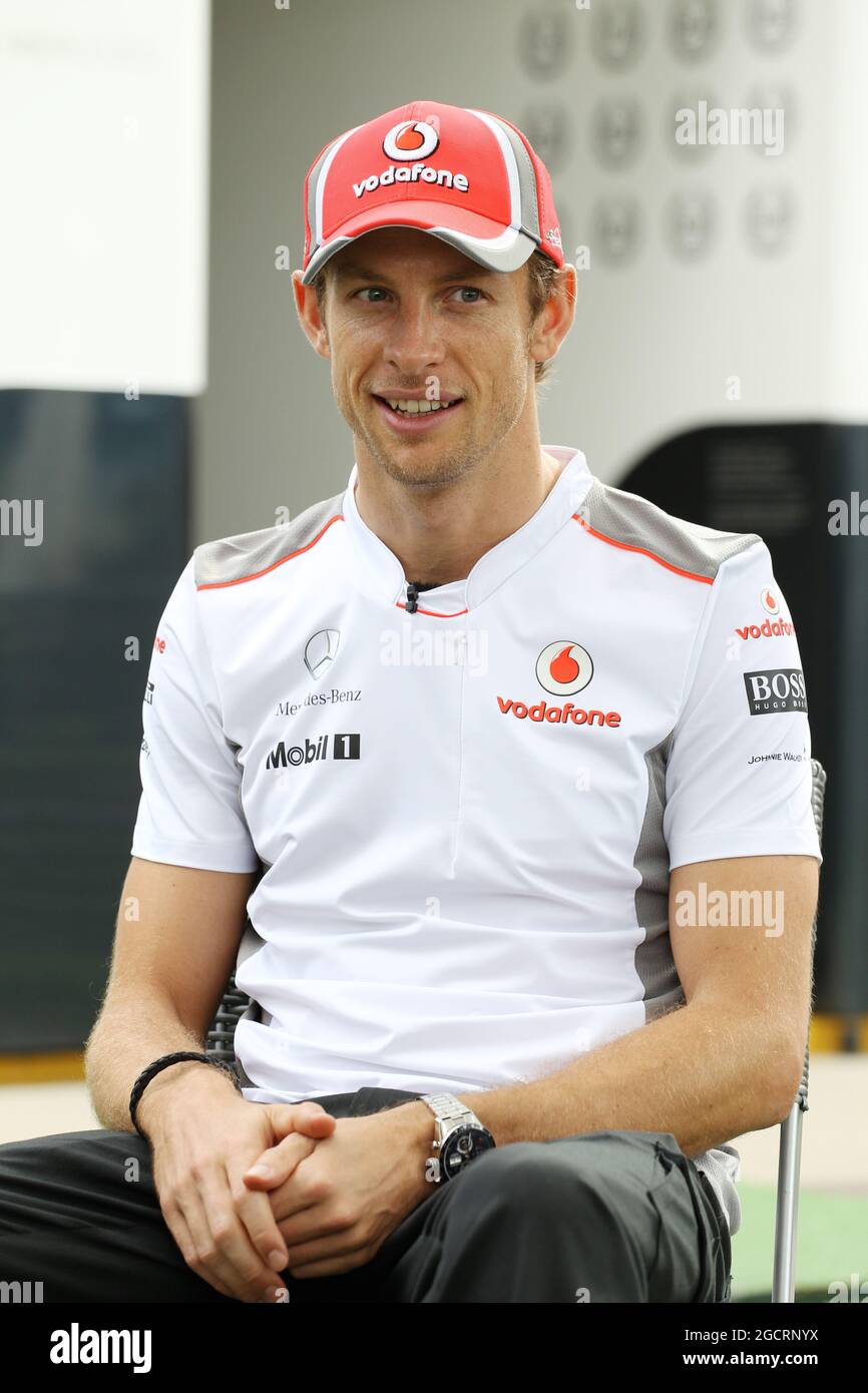 Jenson Button (GBR) McLaren. Australian Grand Prix, Thursday 15th March ...