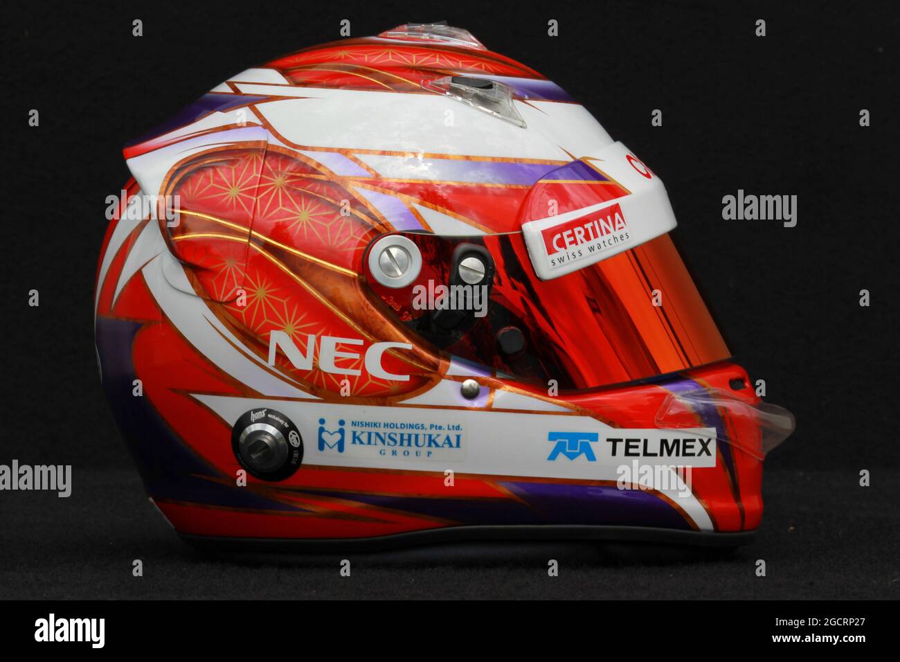 The helmet of kamui kobayashi hi-res stock photography and images - Alamy