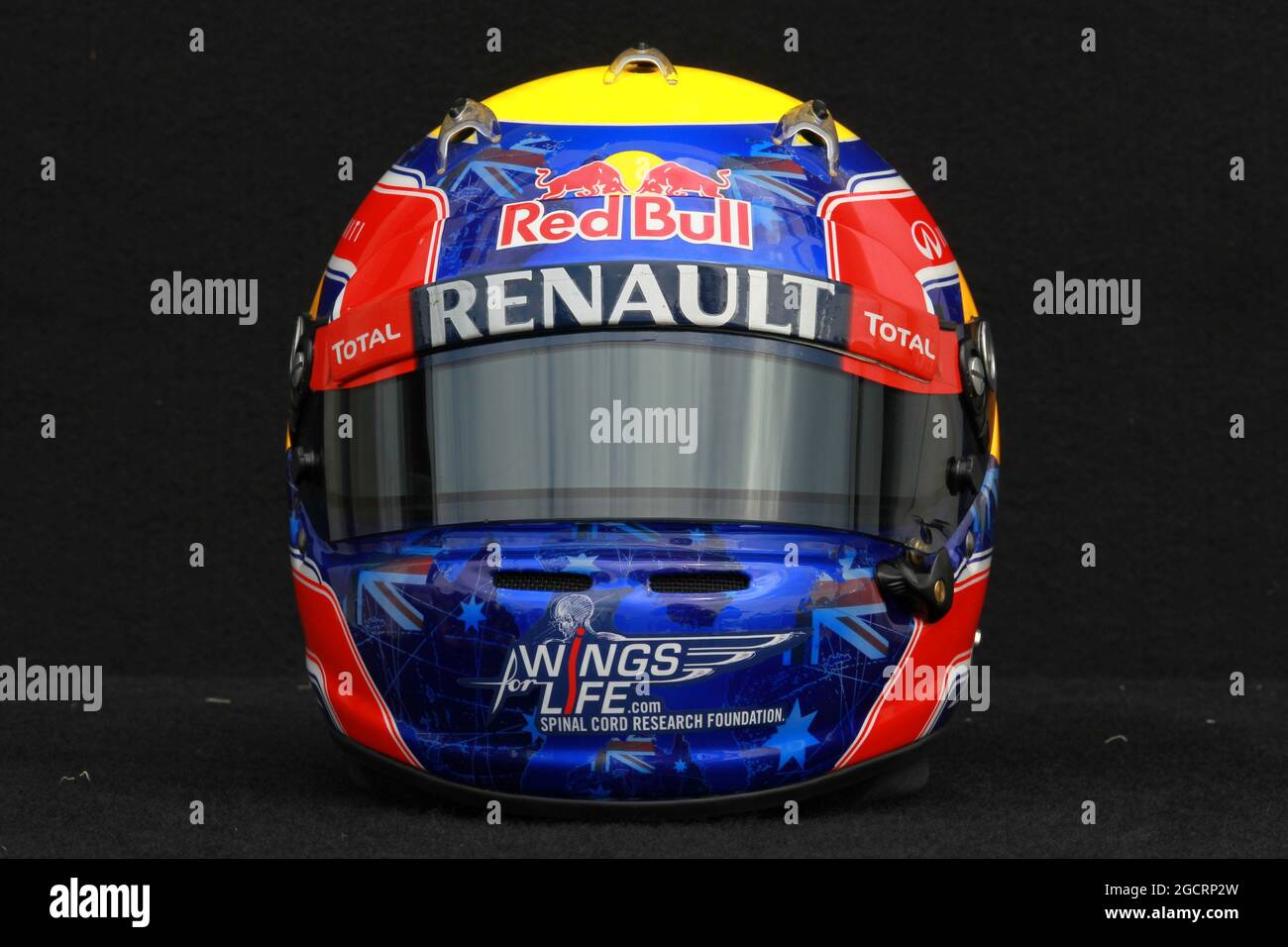 The helmet of Mark Webber (AUS) Red Bull Racing. Australian Grand Prix ...