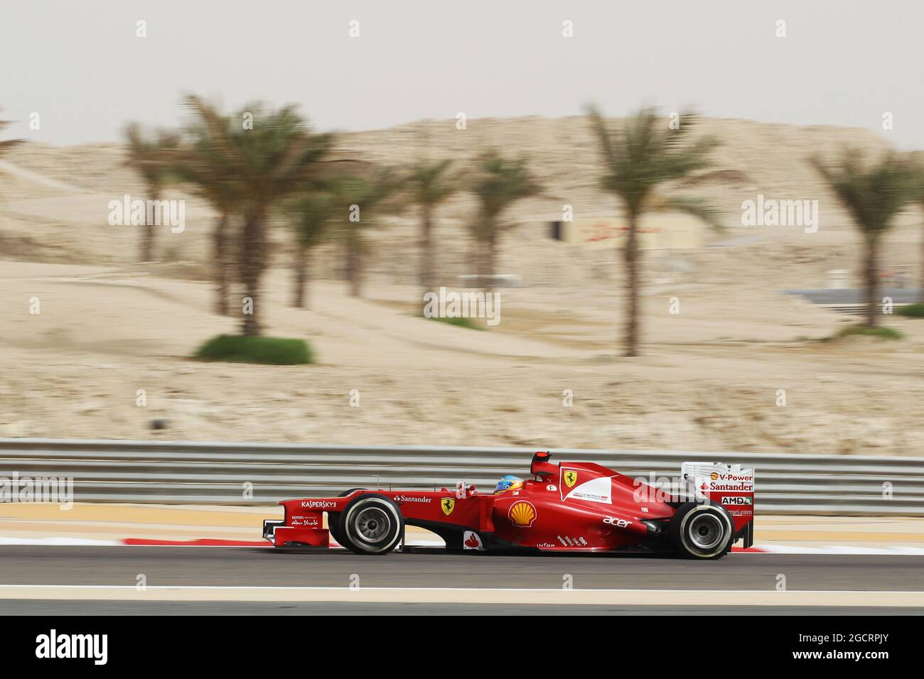 Fernando Alonso (ESP) Ferrari F2012. Bahrain Grand Prix, Friday 20th ...
