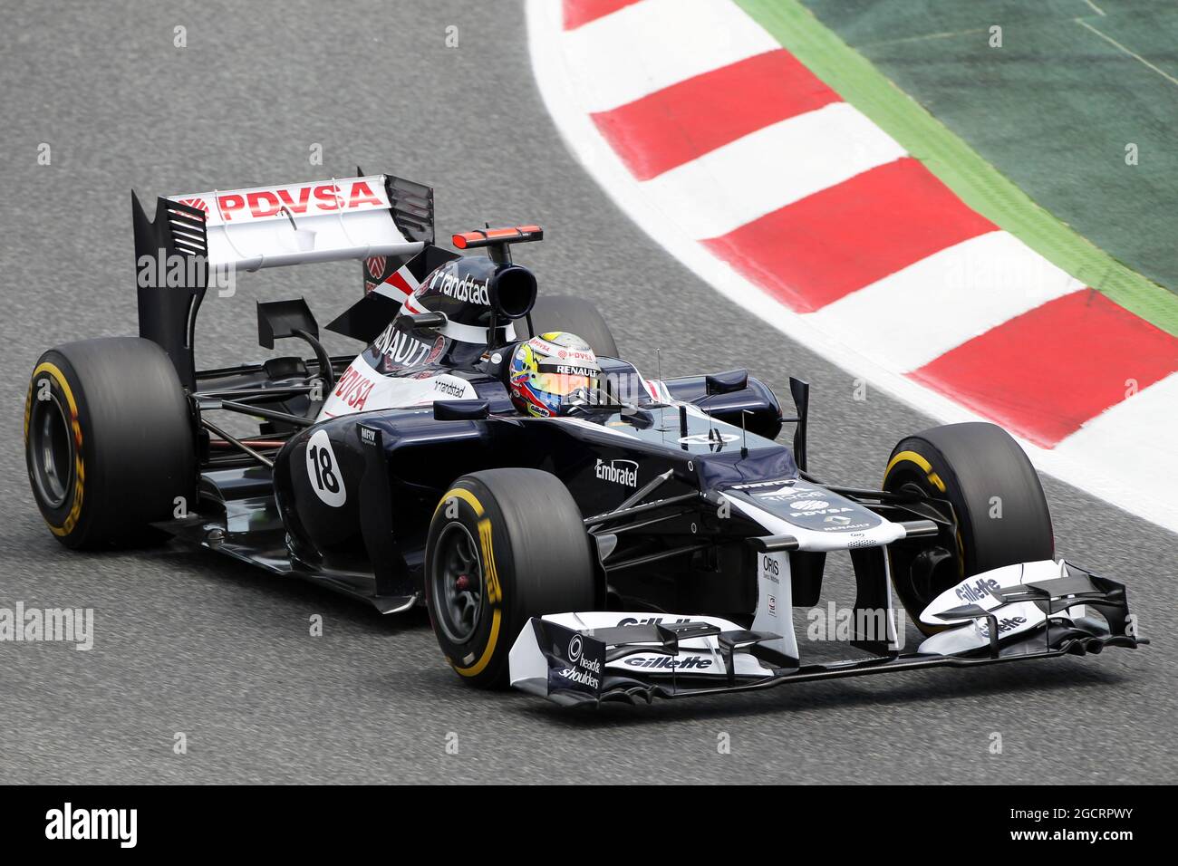 Pastor Maldonado (VEN) Williams FW34. Spanish Grand Prix, Saturday 12th ...