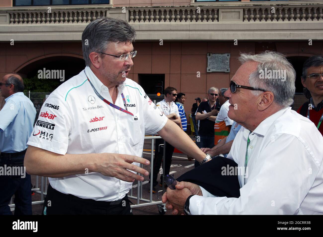 Mercedes amg f1 team principal patrick head hi-res stock photography ...