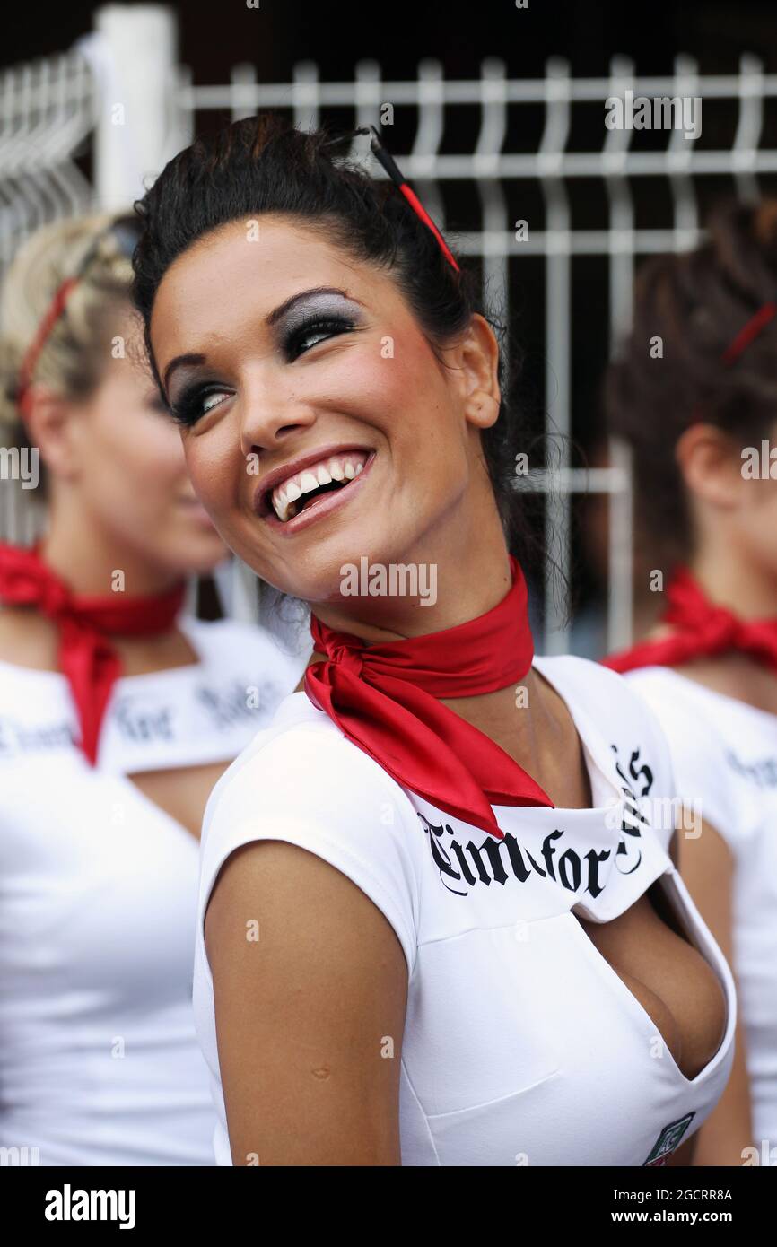 Grid girls. Monaco Grand Prix, Sunday 27th May 2012. Monte Carlo ...