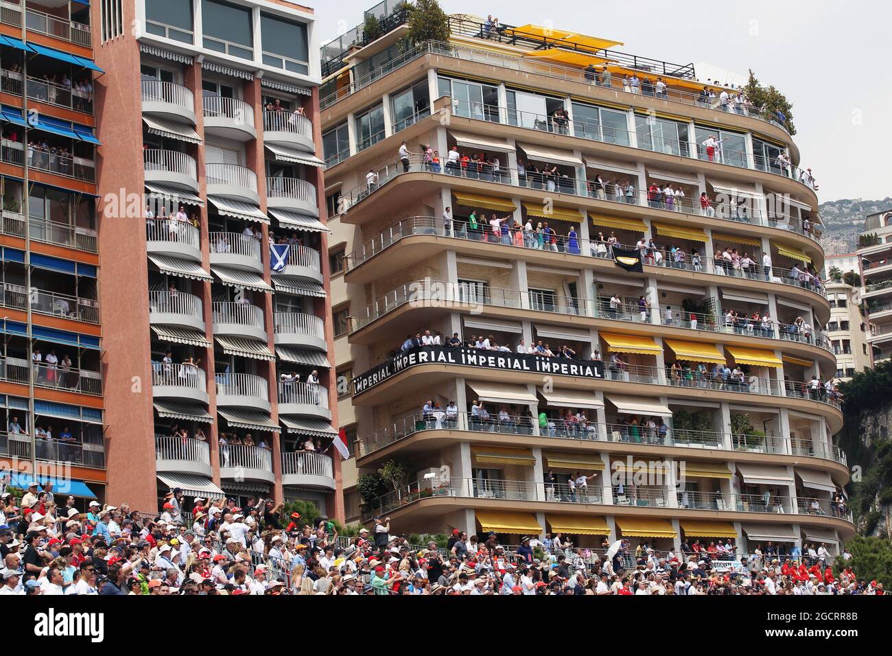 Monaco crowd monaco grand prix hi-res stock photography and images - Alamy