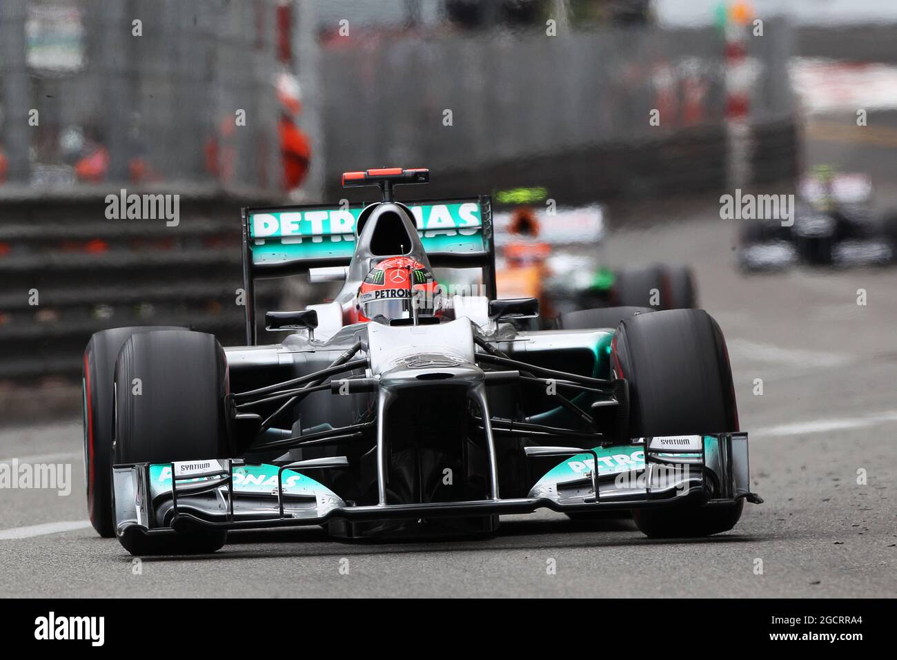 Michael Schumacher (GER) Mercedes AMG F1 W03. Monaco Grand Prix, Sunday ...
