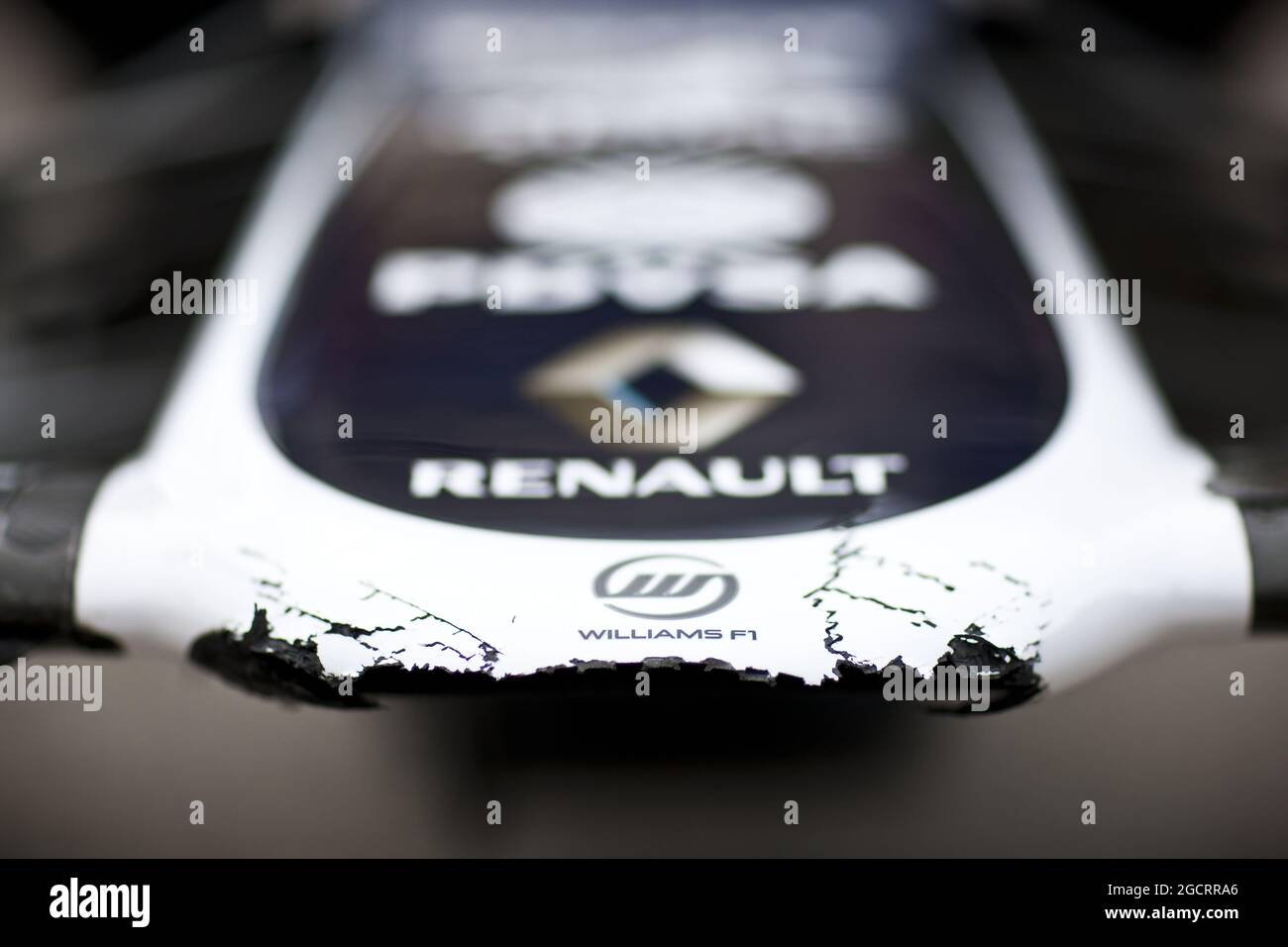 Williams FW34 nosecone of Pastor Maldonado (VEN) Williams FW34. Monaco ...