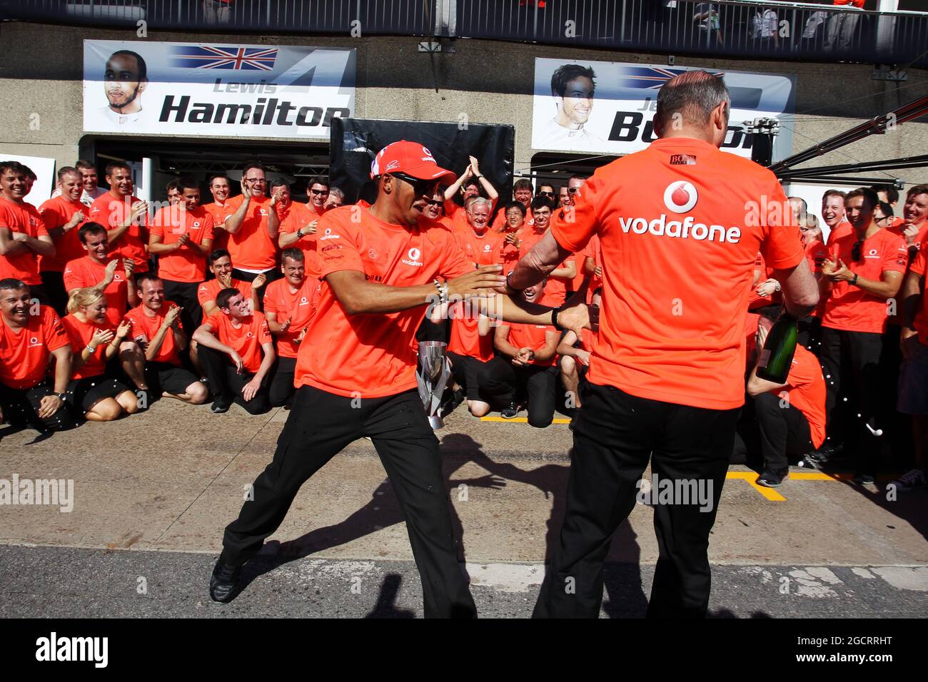 Mclaren executive chairman celebrate team hi-res stock photography and ...