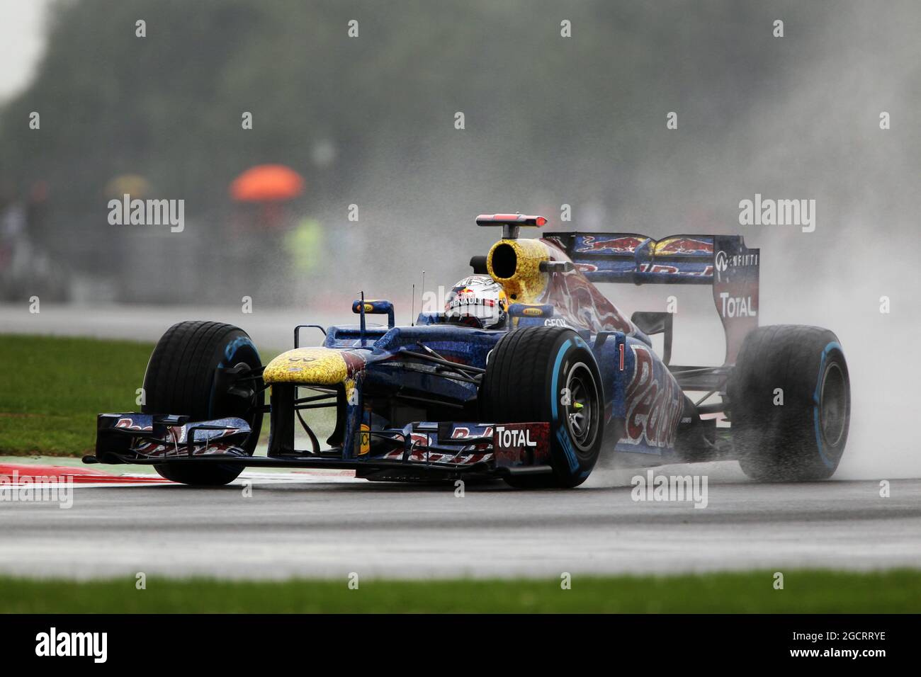 Sebastian Vettel (GER) Red Bull Racing RB8. British Grand Prix, Friday ...