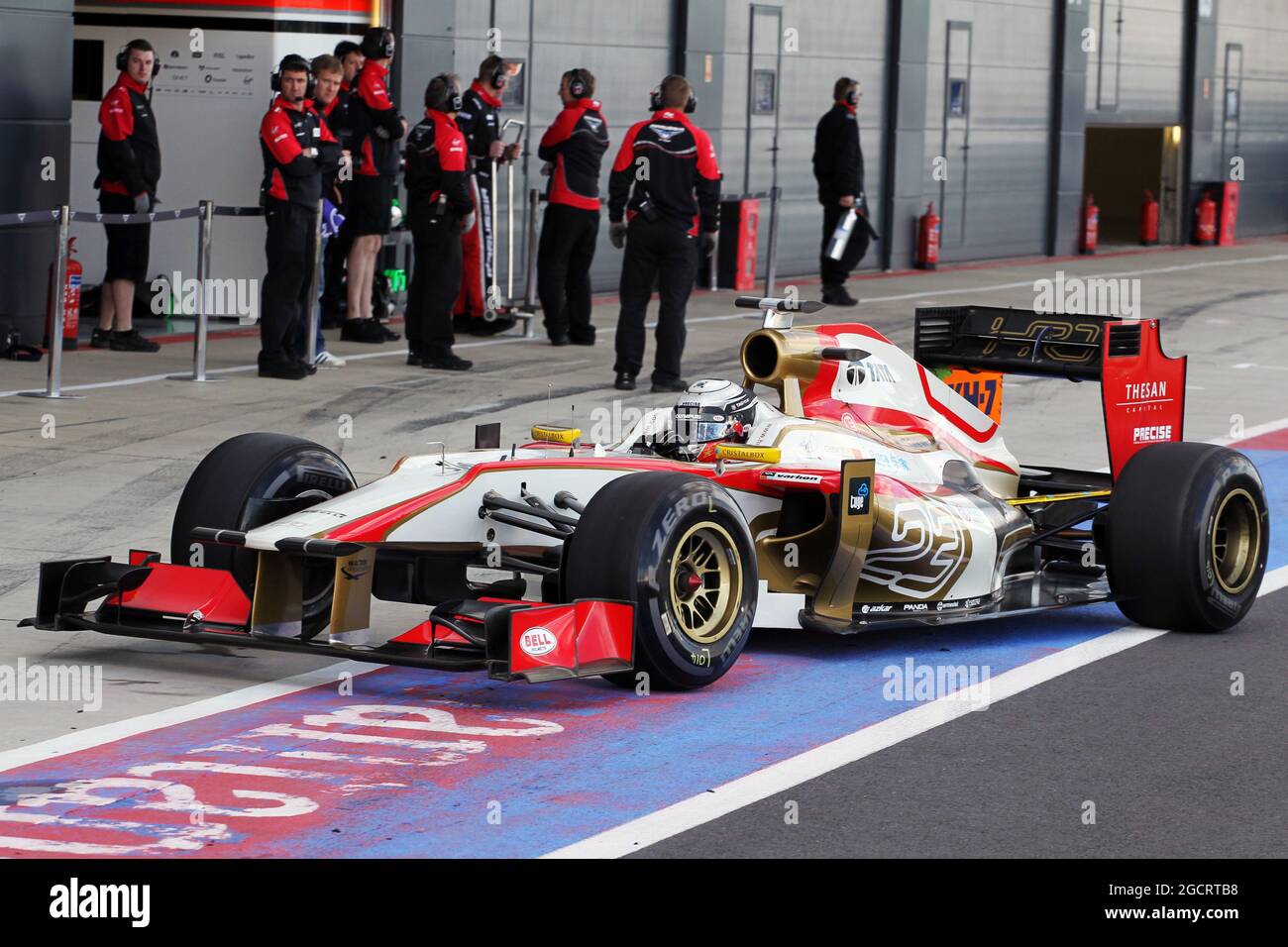 Ma Qing Hua (CHN) Hispania Racing F1 Team (HRT) F112 Test Driver ...