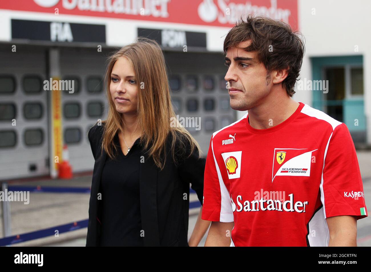 Ferrari girlfriend dasha kapustina hi-res stock photography and images ...