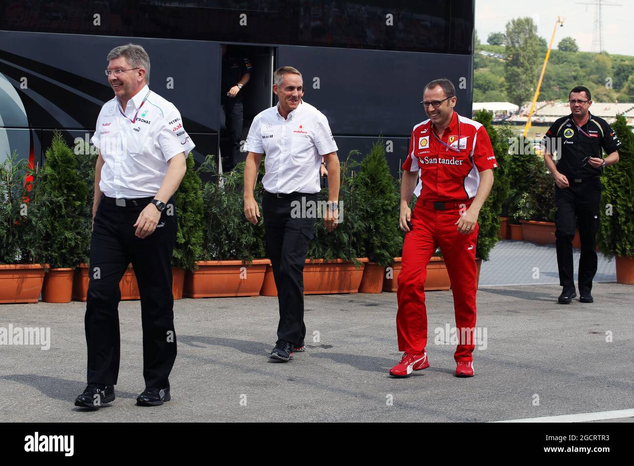 Mercedes amg f1 chief executive officer eric boullier hi-res stock ...