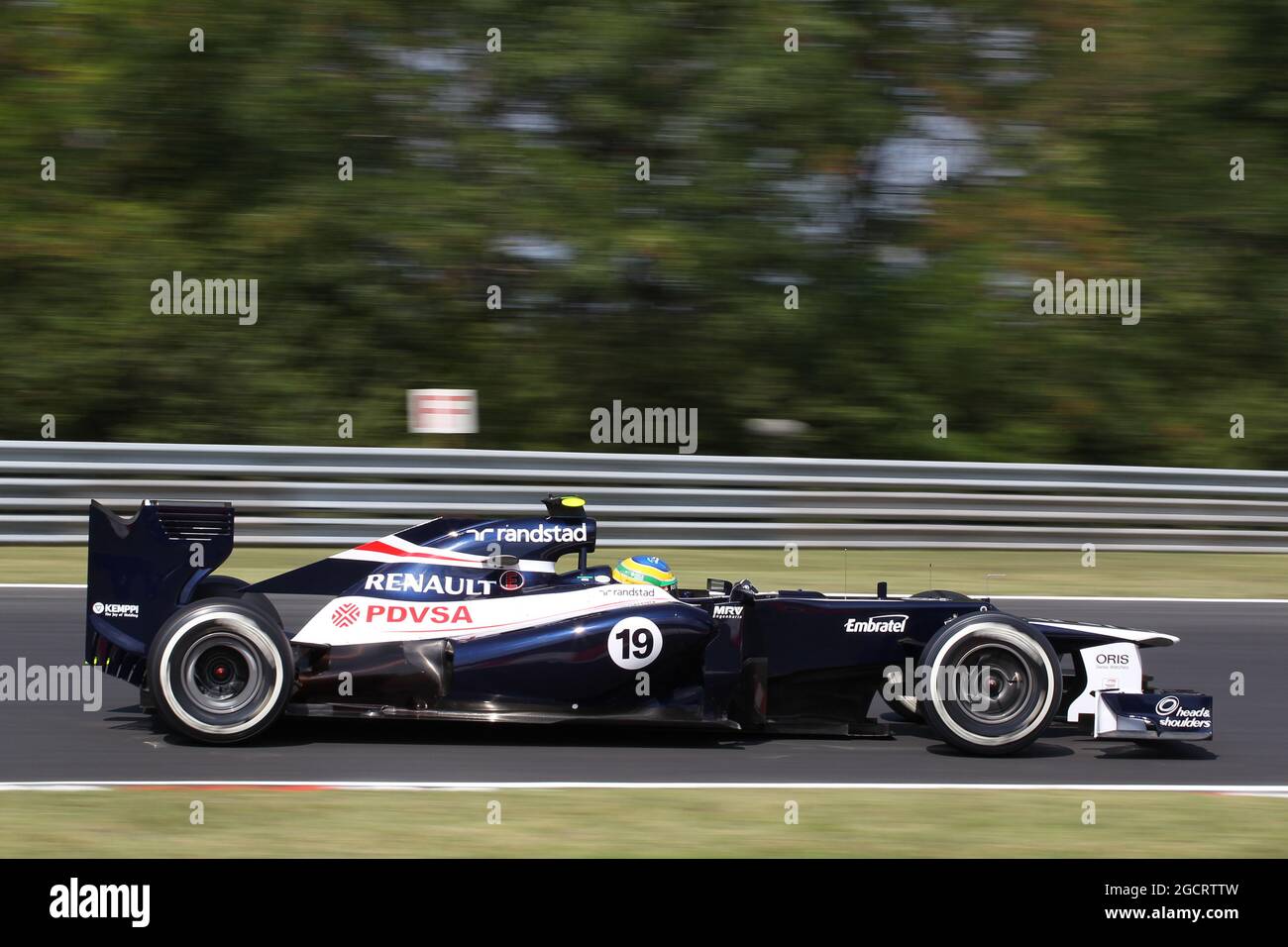 Bruno Senna (BRA) Williams FW34. Hungarian Grand Prix, Saturday 28th ...