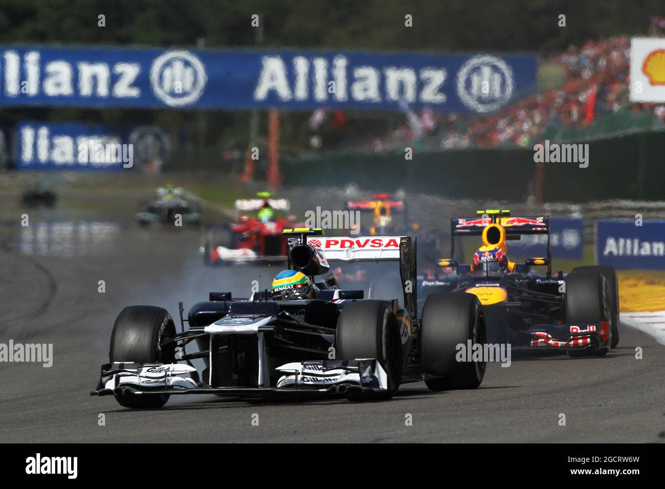 Bruno Senna (BRA) Williams FW34. Belgian Grand Prix, Sunday 2nd ...