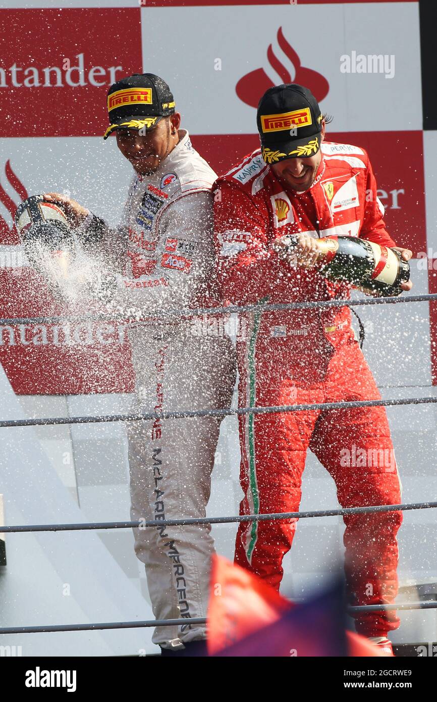 Ferrari celebrate at podium hi-res stock photography and images - Alamy
