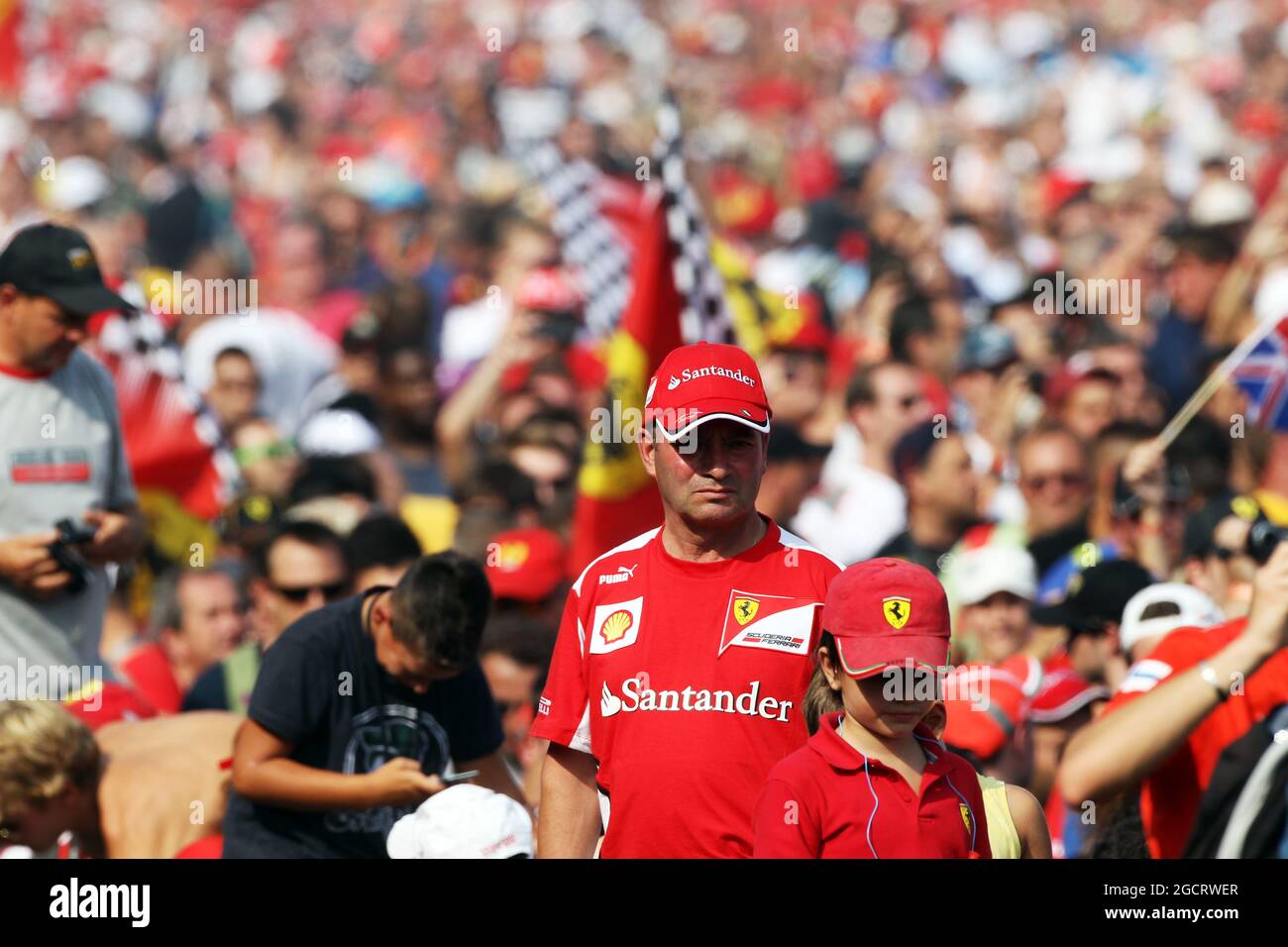 F1 fans invade track italian hi-res stock photography and images - Alamy