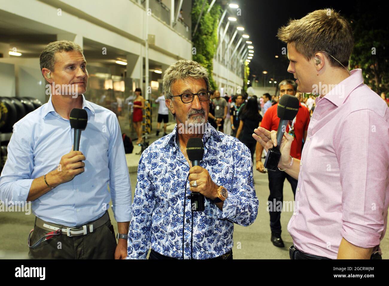 Bbc television commentator eddie jordan hi-res stock photography and ...