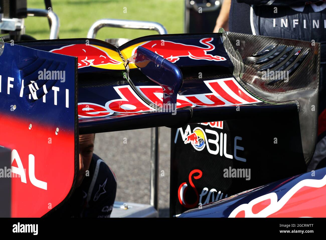 Red bull racing rb8 rear wing detail hi-res stock photography and ...