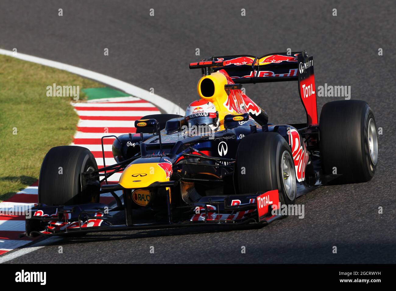 Sebastian Vettel (GER) Red Bull Racing RB8. Japanese Grand Prix, Sunday ...
