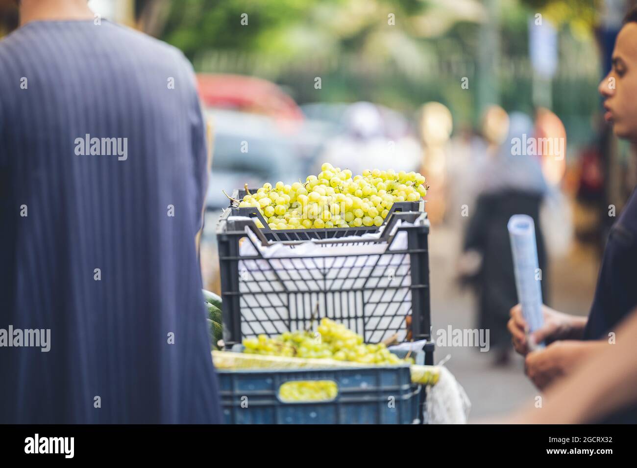 CAIRO, EGYPT - Jun 06, 2021: The typical street culture in Egypt with ...