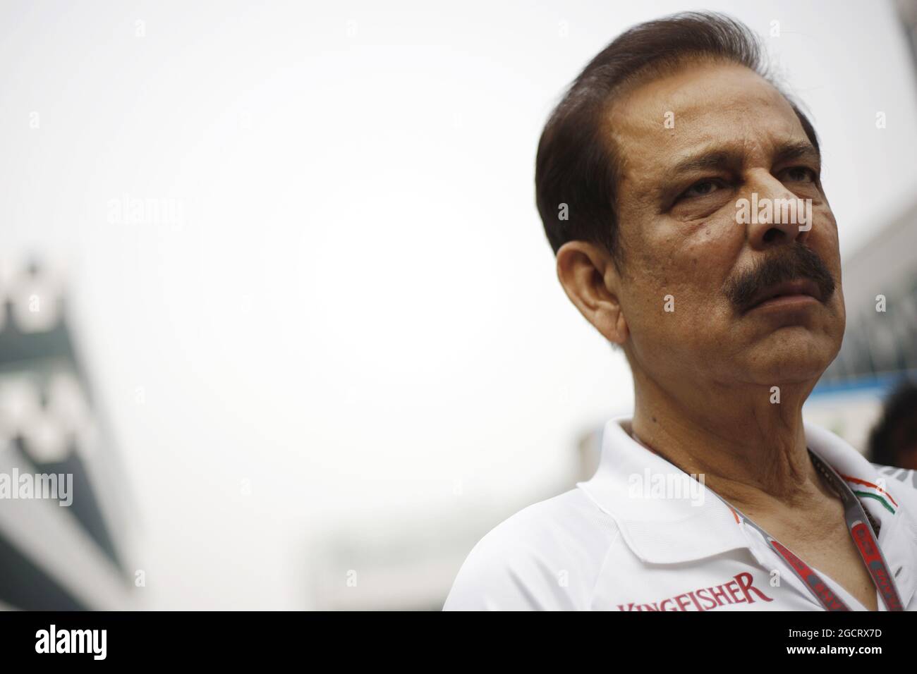 Subrata Roy Sahara (IND) Sahara Chairman. Indian Grand Prix, Sunday ...