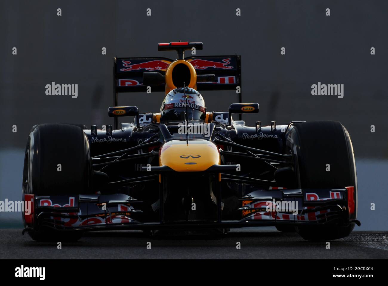 Sebastian Vettel (GER) Red Bull Racing RB8. Abu Dhabi Grand Prix ...