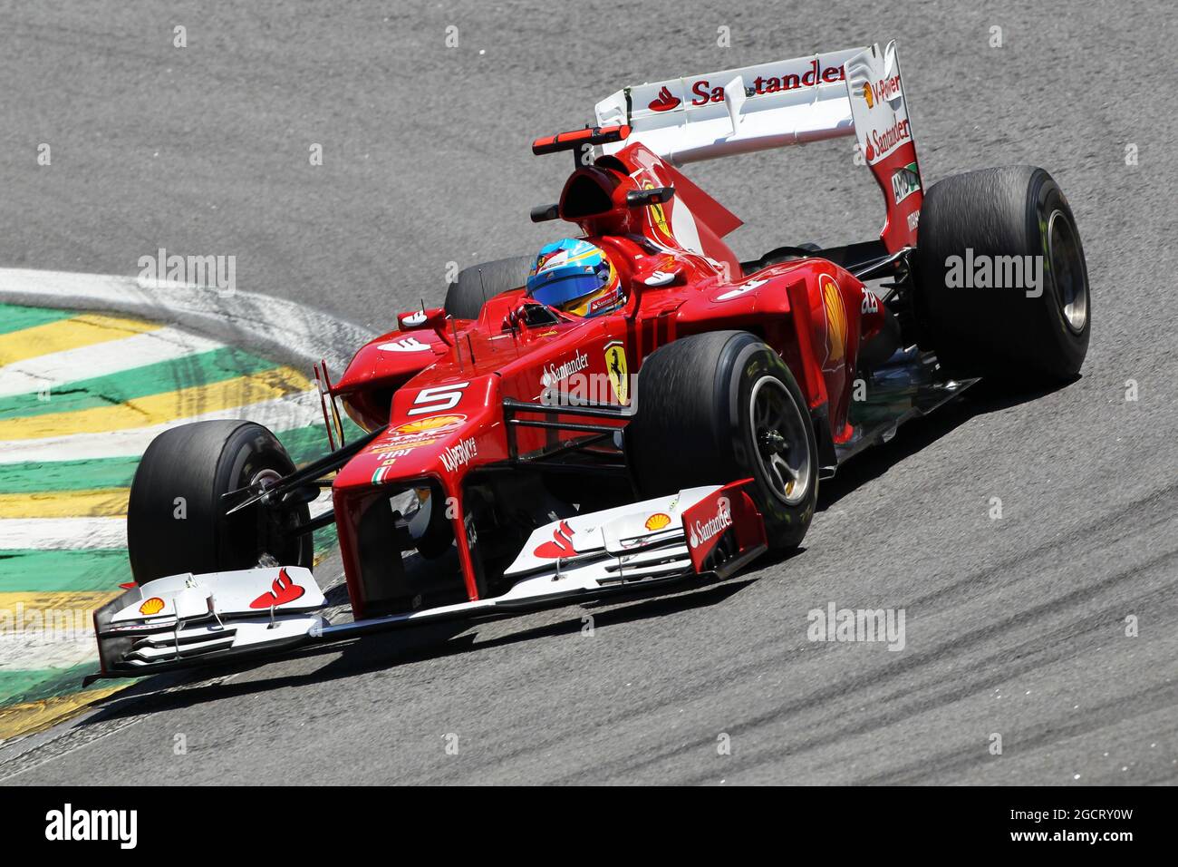 Fernando Alonso (ESP) Ferrari F2012. Brazilian Grand Prix, Friday 23rd ...