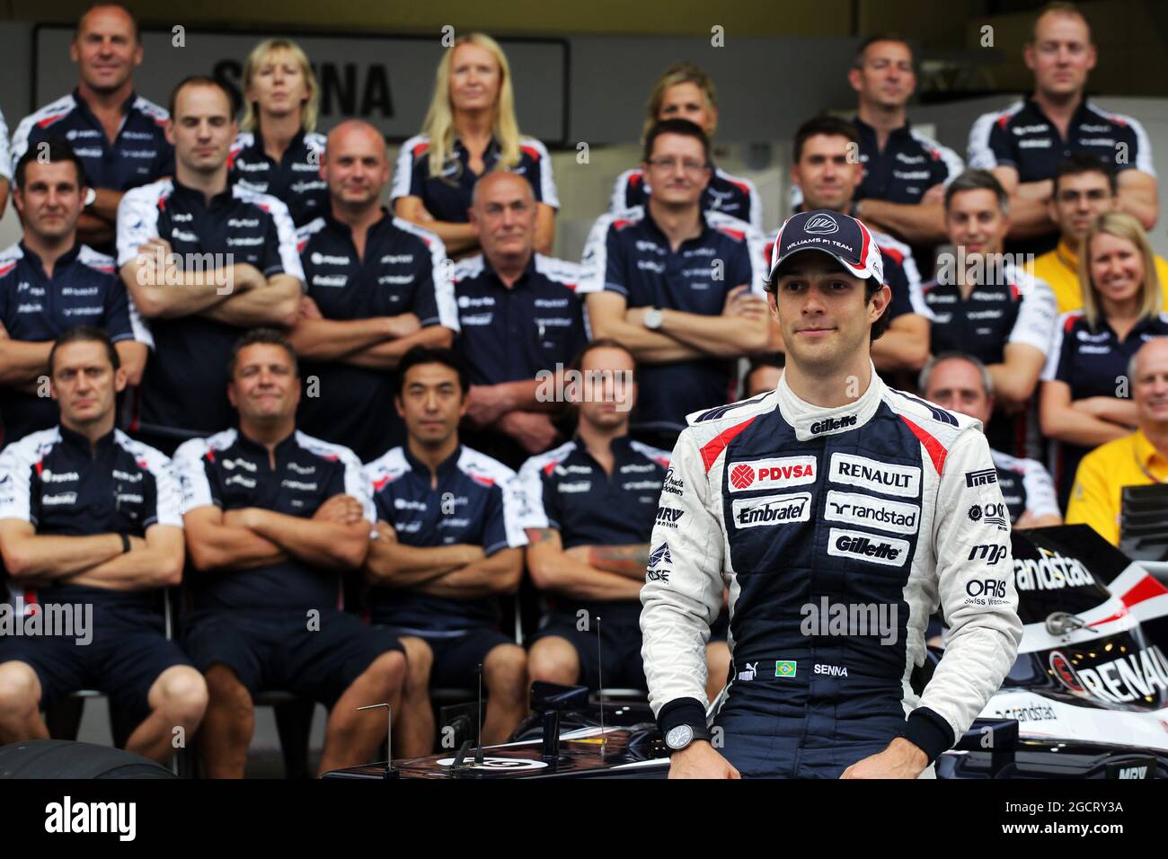 Williams f1 team bruno senna hi-res stock photography and images - Alamy
