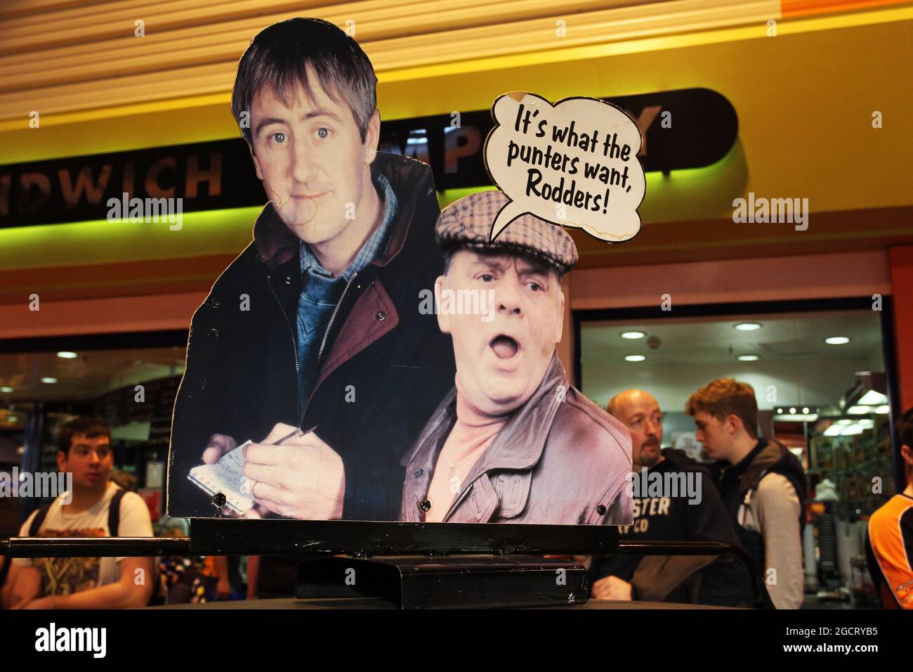 The Ford Capri owned by Derek Trotter of Only Fools and Horses at the ...