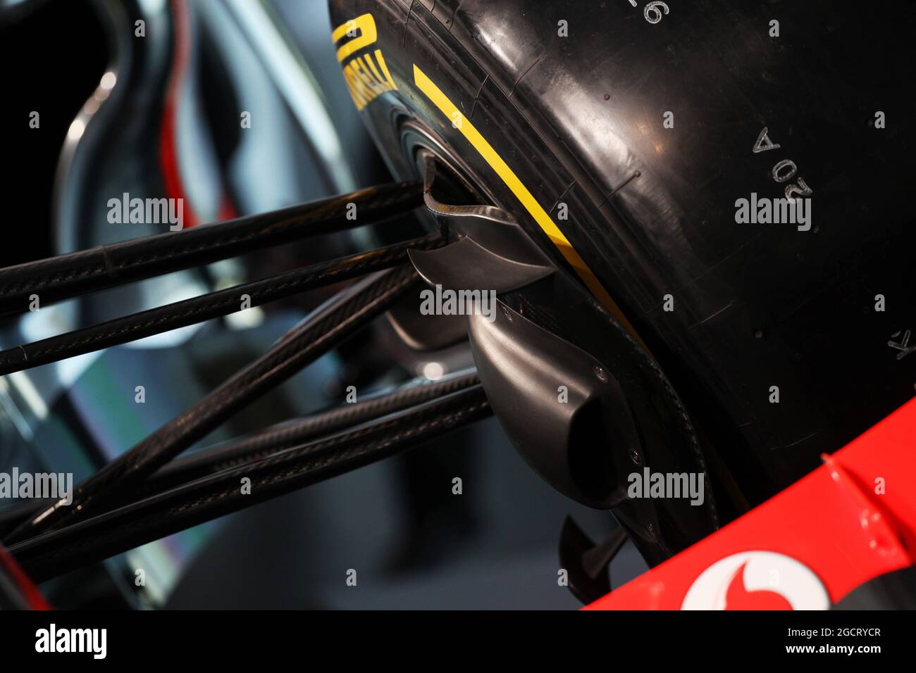 Mclaren mp4 28 front suspension detail hi-res stock photography and ...