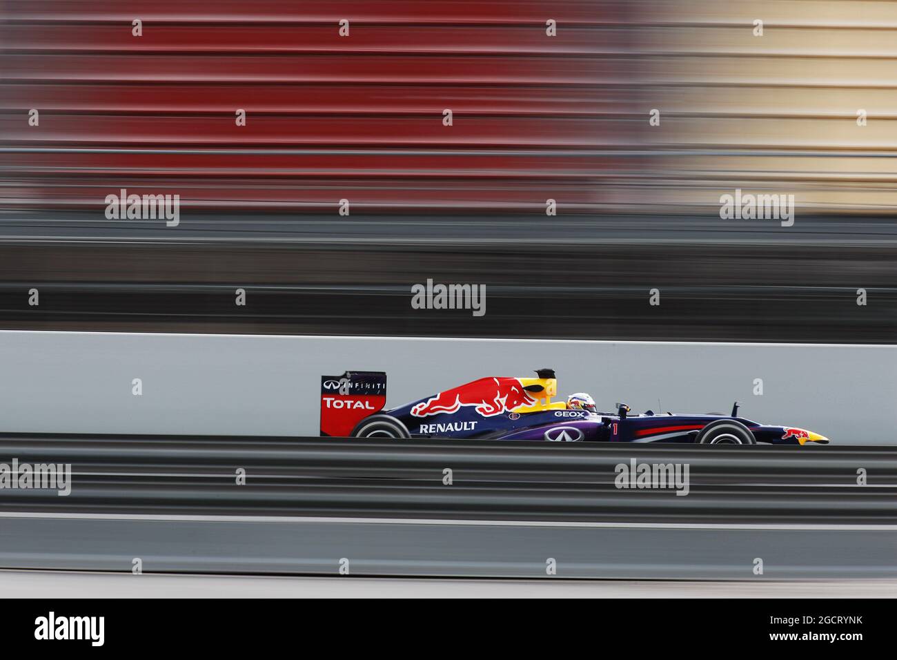 Sebastian Vettel (GER) Red Bull Racing RB9. Formula One Testing, Day ...